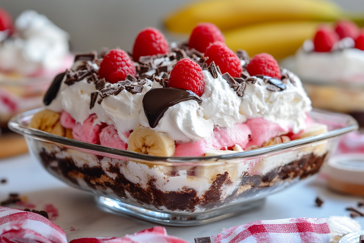 No-Bake Banana Split Dessert: A Classic Treat Without the Oven ...