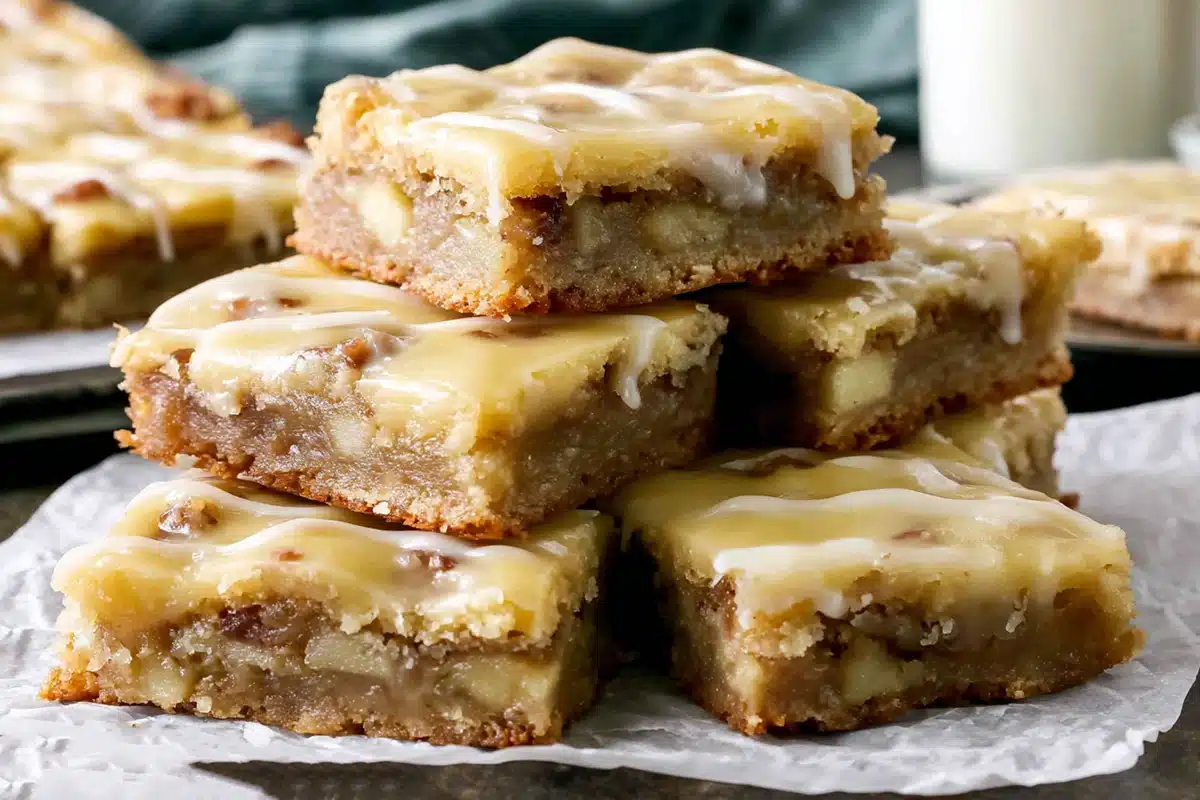 Maple Glazed Apple Blondies: The Cozy Fall Dessert Your Kitchen Needs ...