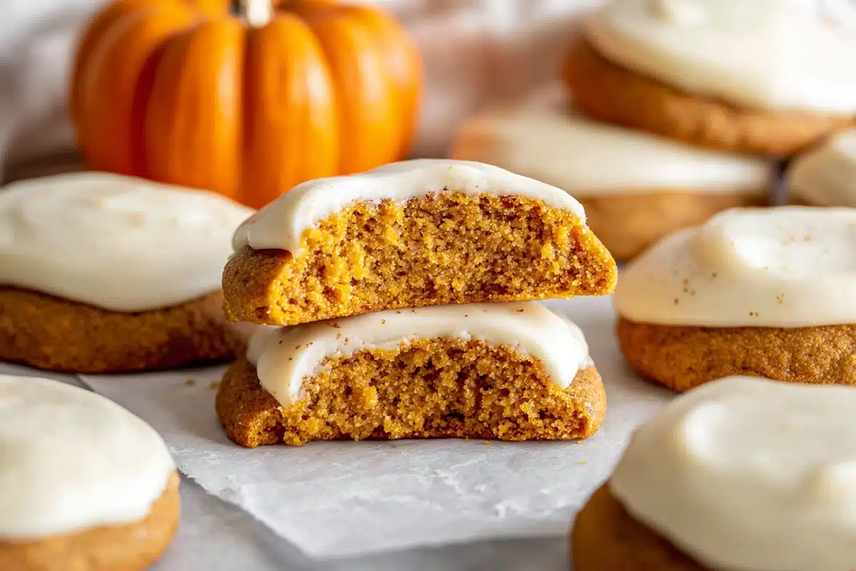 Pumpkin Cookies with Cream Cheese Frosting: The Soft Pumpkin Treats You ...