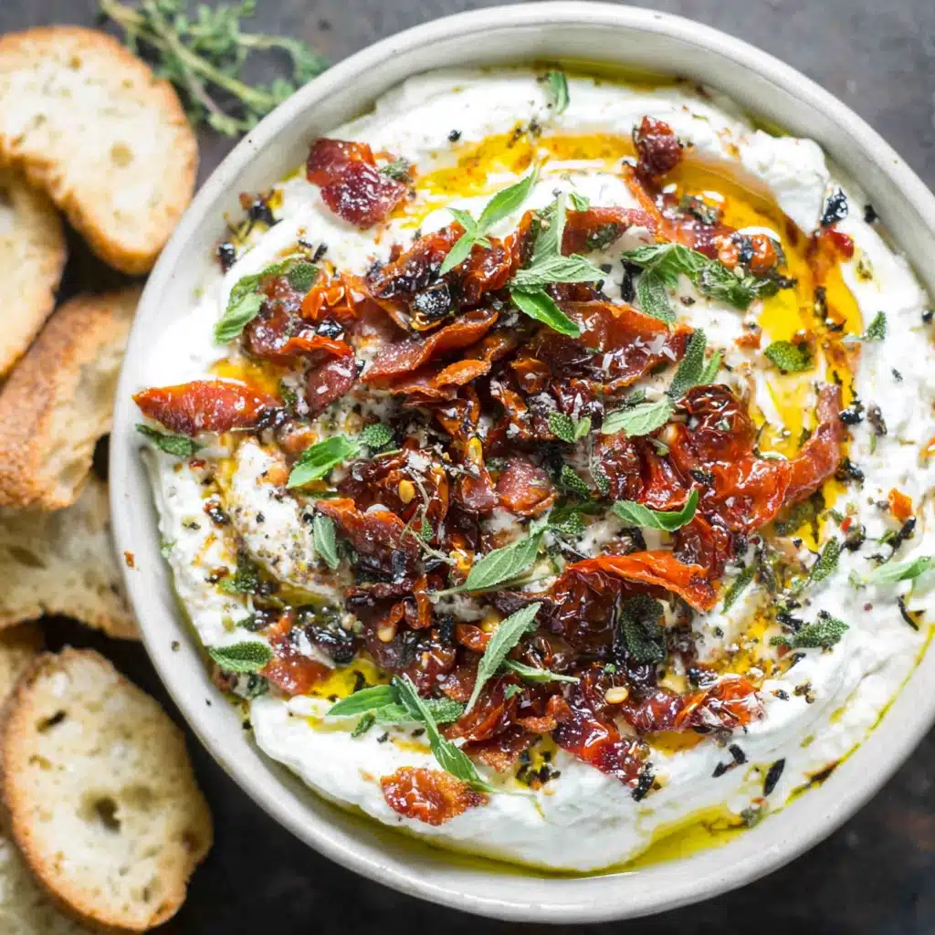 Whipped Goat Cheese with Bacon and Dates – A Warm, Elegant Appetizer
