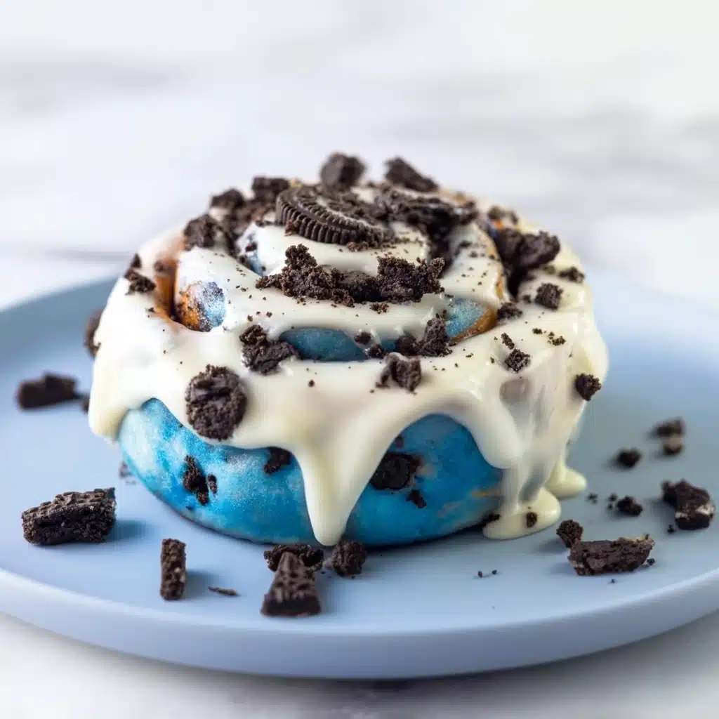 Cookie Monster Cinnamon Rolls – Fun, Delicious Blue Dessert Treat