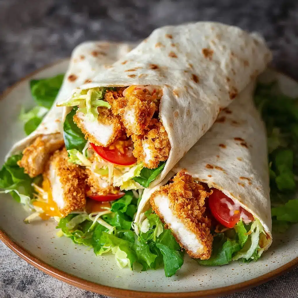 Crispy Chicken Wrap Ultimate 5-Step Home Recipe