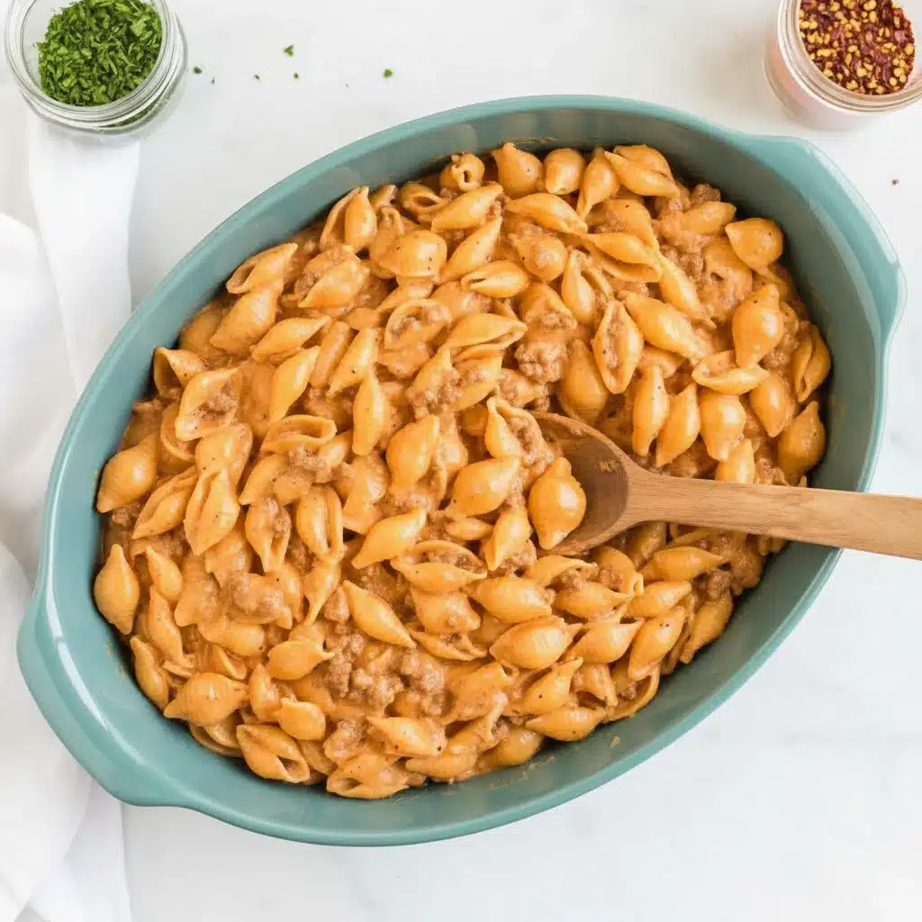 Creamy Beef and Shells – Easy One-Pan Family Dinner %pageCreamy Beef ...