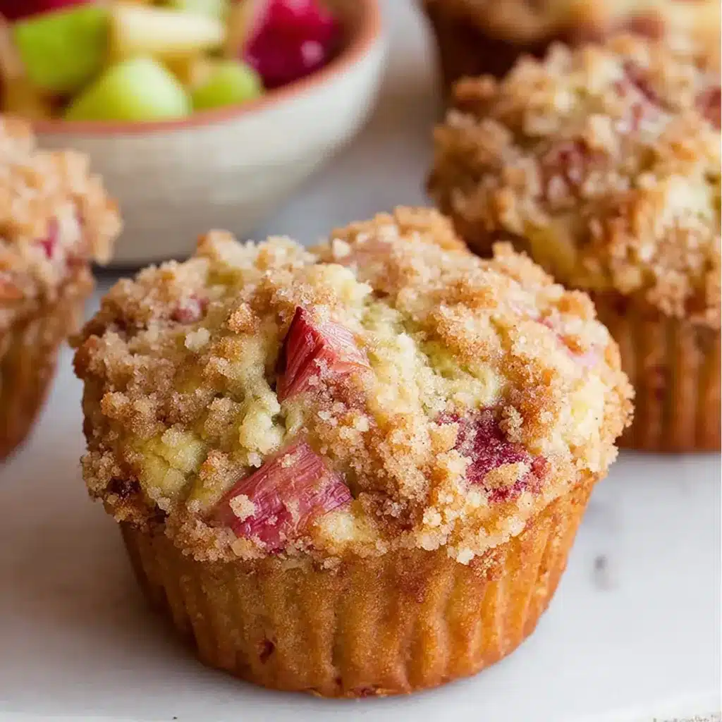 Cinnamon Rhubarb Muffins – Amazing 24 Muffin Easy Recipe