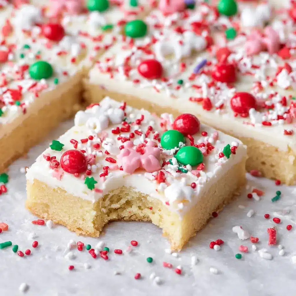 Christmas Sugar Cookie Bars Amazing 30 Minute Holiday Treat