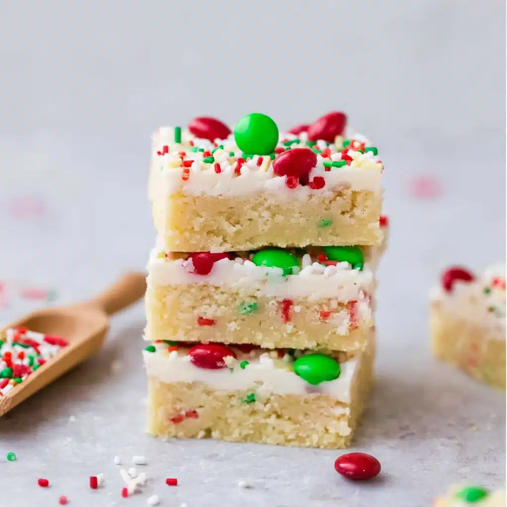 Christmas Sugar Cookie Bars Amazing 30 Minute Holiday Treat
