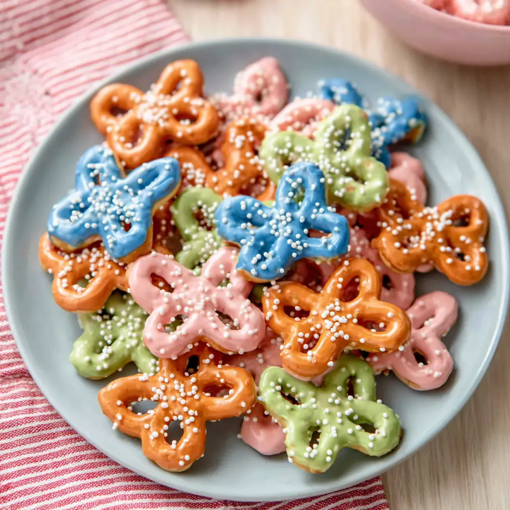 Colorful Butterfly Pretzels – Amazing 5 Step Easy Treat