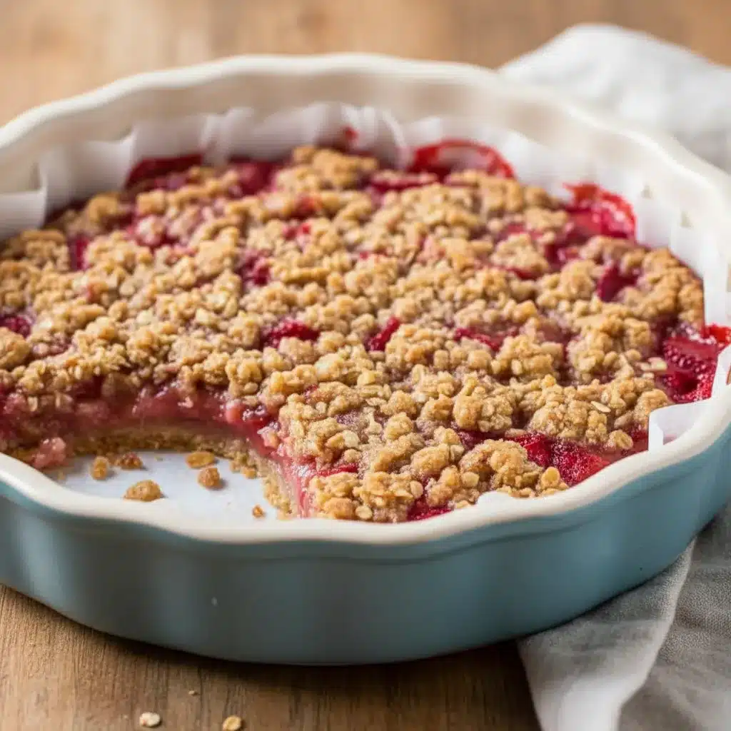 Rhubarb Crunch Amazing Easy Recipe 1 Classic Dessert