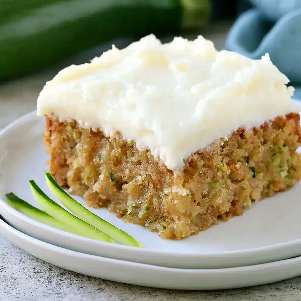 Cream Cheese Frosted Zucchini Cake – Amazing 1-Pan Dessert